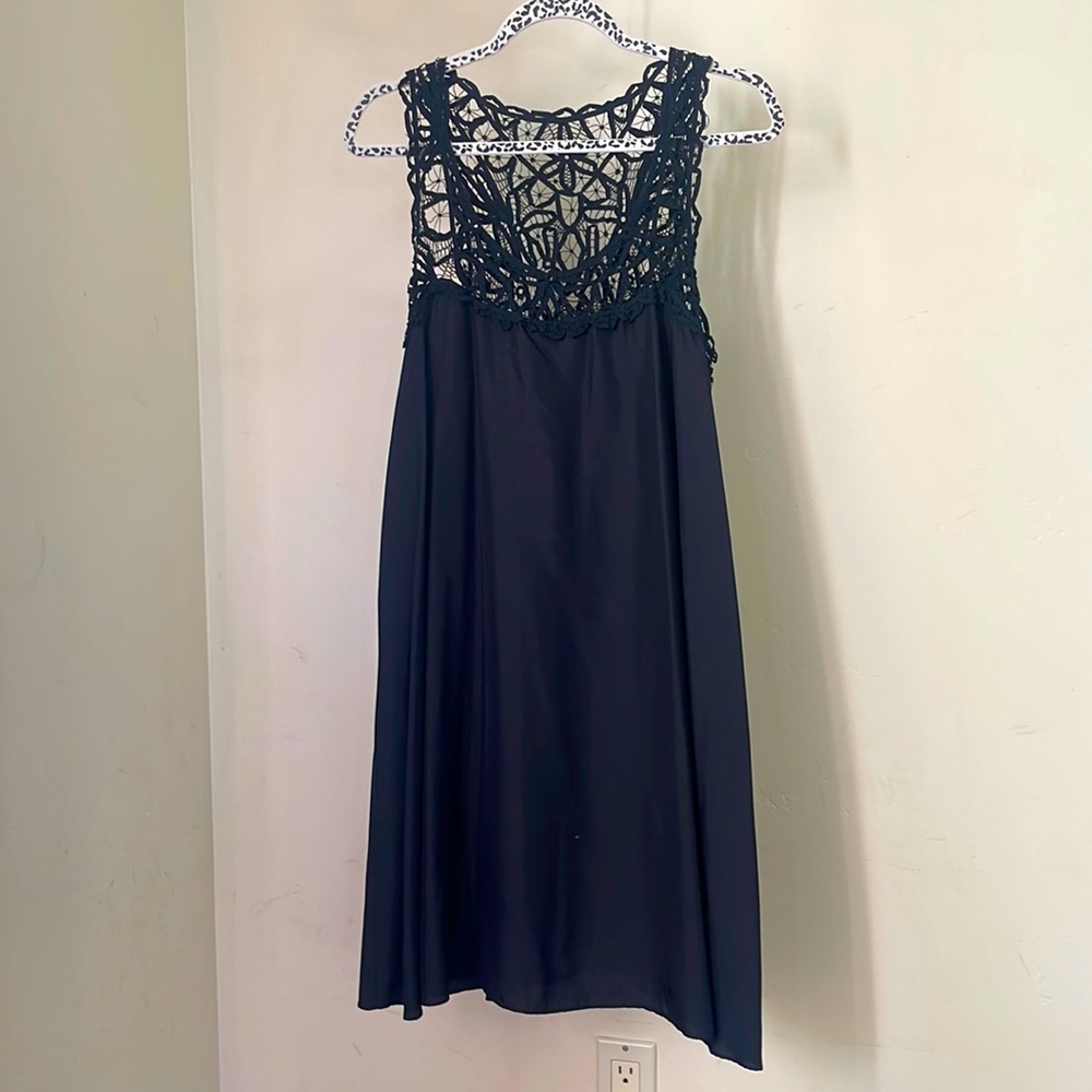 Calypso Black Slik Dress - Gem